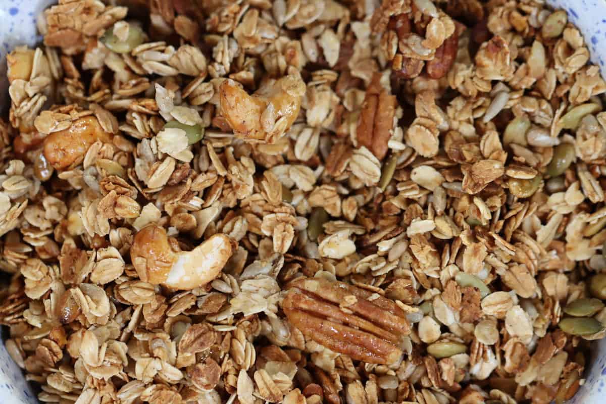 Big Batch Nutty Crunchy Granola - Eat the Bite