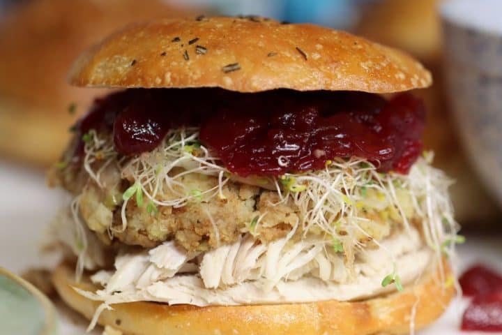 Monster Turkey Gobbler Sandwich (aka Thanksgiving Leftovers Sandwich ...