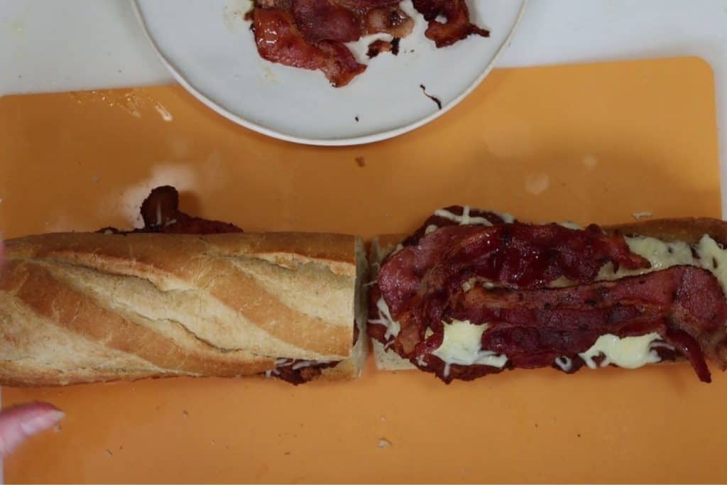 The Kackle Burger: Chicken Cutlet with Bacon and Cheese - Eat the Bite