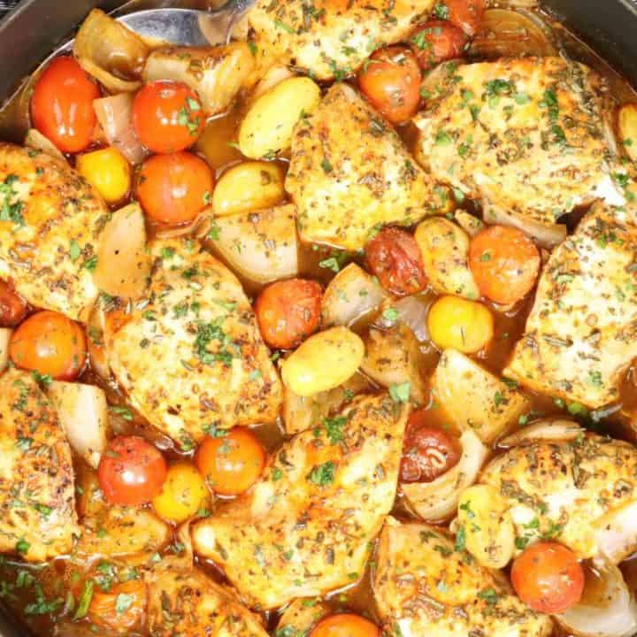 Balsamic Cholula Chicken - Eat the Bite