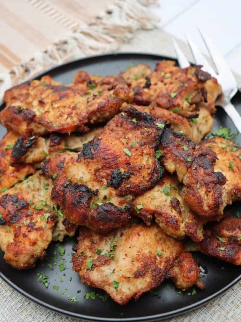 Pan Charred Chicken Thighs (And 3 Ways to Use Them) - Eat the Bite